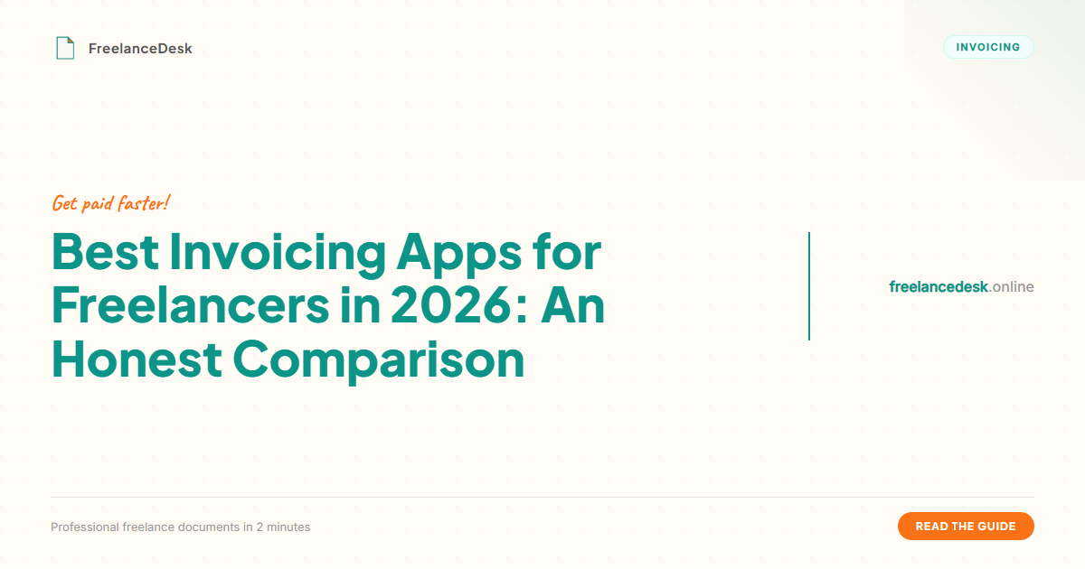 Best Invoicing Apps for Freelancers in 2026: An Honest Comparison ...
