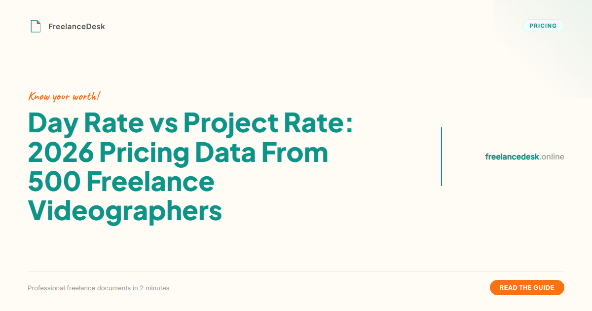 Day Rate vs Project Rate: 2026 Pricing Data From 500 Freelance ...