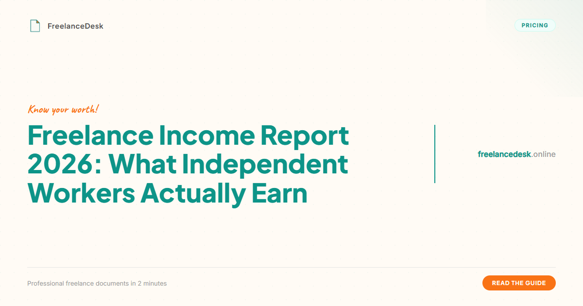 Freelance Income Report 2026: What Independent Workers Actually Earn ...
